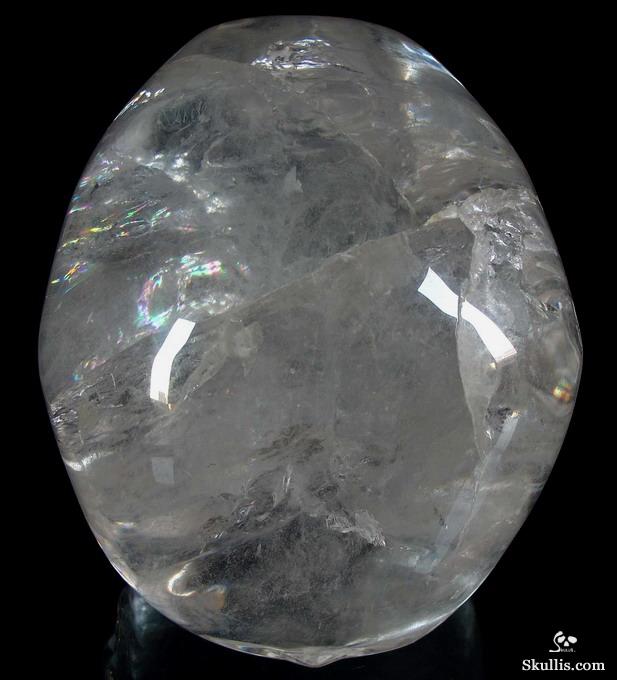 LIFESIZE 6.8" Quartz Rock Crystal Carved Crystal Skull, Super Realistic ...