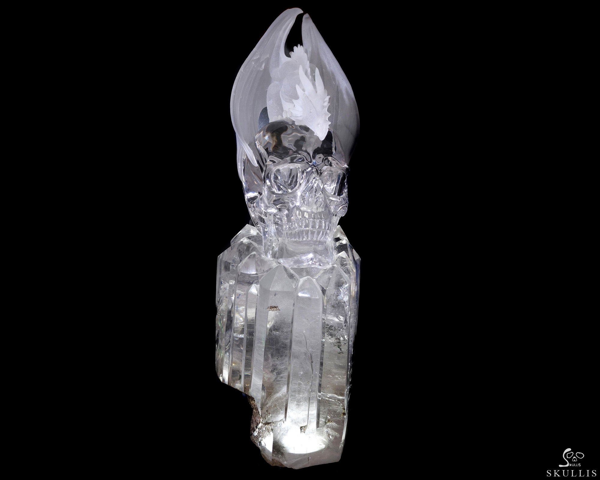 Museum Quality! The Lightbrarian Quartz Rock Crystal Carved Crystal ...