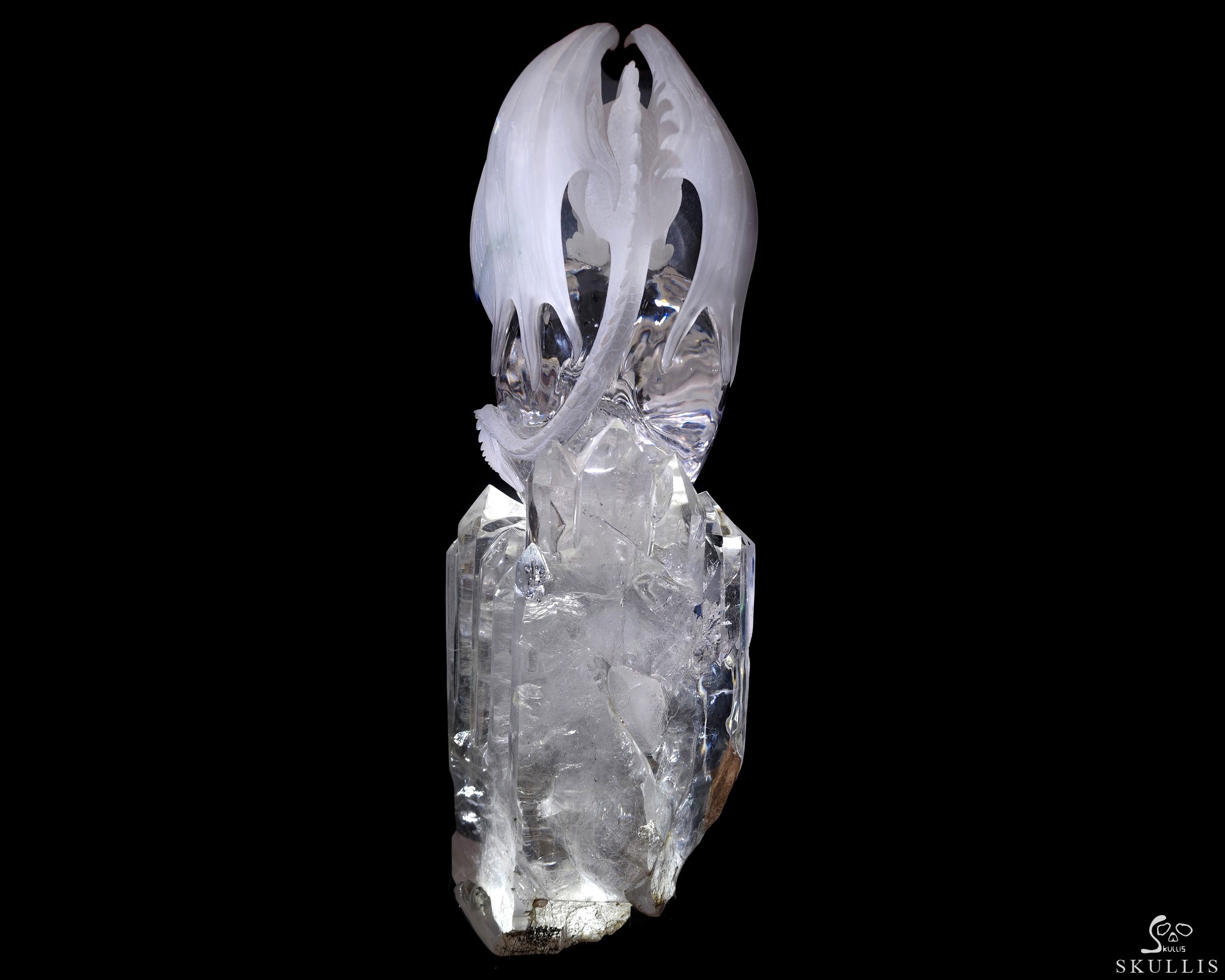 Museum Quality! The Lightbrarian Quartz Rock Crystal Carved Crystal ...