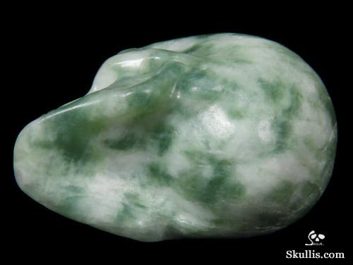 2.4" New Jade Carved Crystal Skull, Realistic - Skullis Gemstone ...