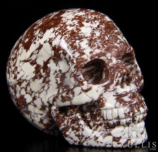 2.0" Viper Stone Carved Crystal Skull, Realistic - Skullis Gemstone ...