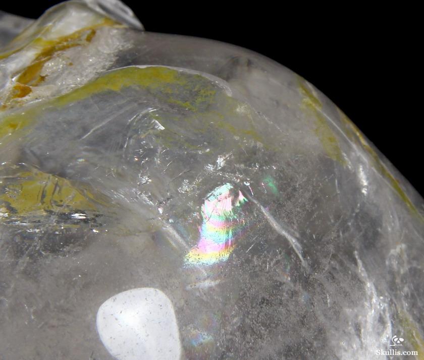 Lifesized 7.2" Quartz Rock Crystal Carved Crystal Skull, Super ...