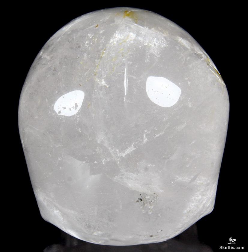 Lifesized 7.2" Quartz Rock Crystal Carved Crystal Skull, Super ...