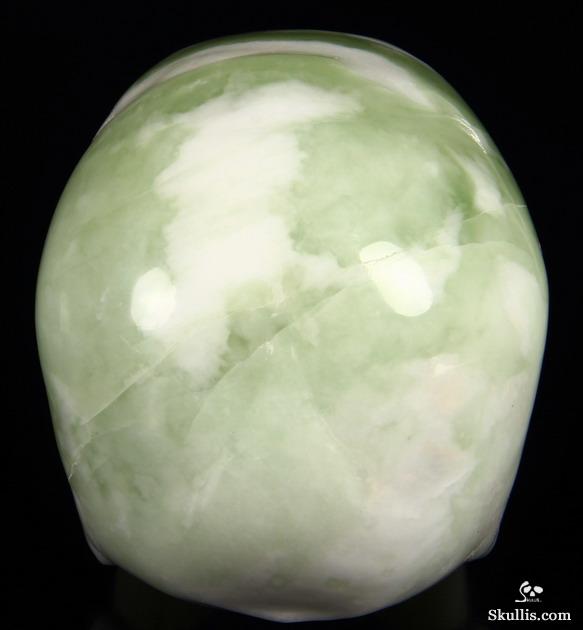 Huge 5.1" New Jade Carved Crystal Skull, Super Realistic - Skullis ...