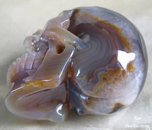Recommend, Unique Large 3.3" Agate Carved Crystal Singing Skull ...