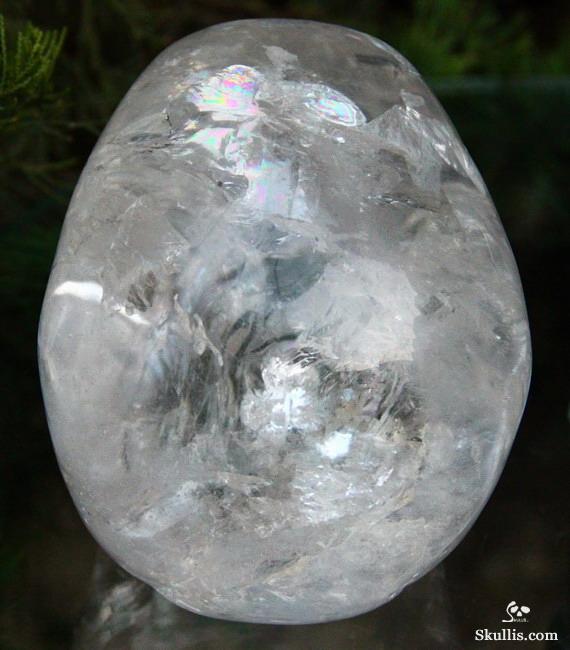 Giant 6.6" Clear Quartz Rock Crystal Carved Crystal Skull, Super ...