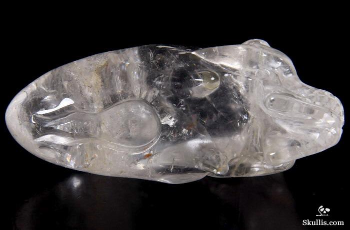 HUGE 4.4" Quartz Rock Crystal Carved Elongated Mayan Alien Crystal ...