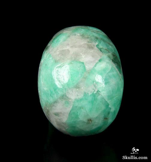 Gemstone Tiny 1.2" Emerald Carved Crystal Skull, Realistic - Skullis ...
