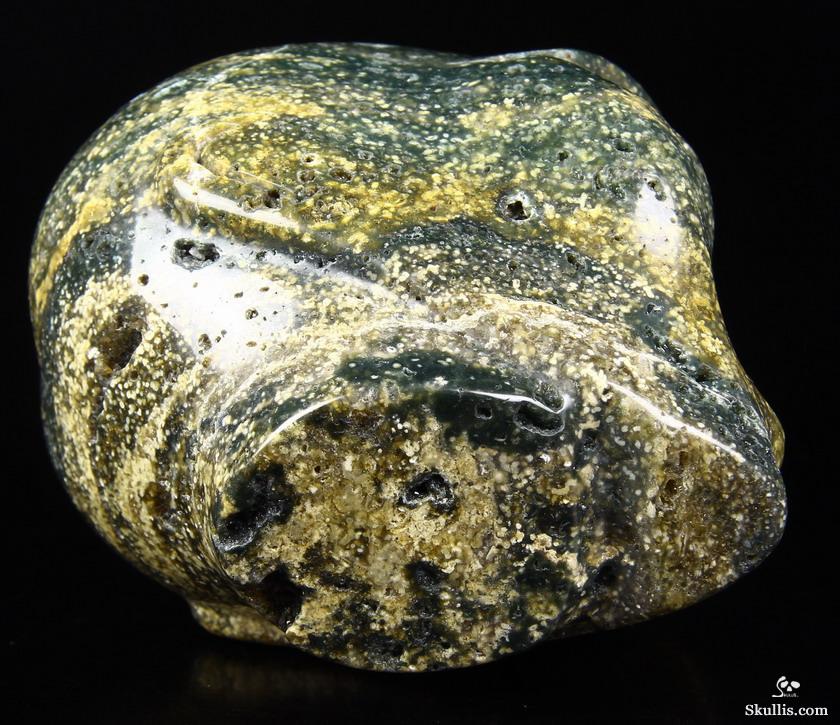 Gemstone Huge 4.0" Ocean Jasper Carved Crystal Star Being, Female Alien ...