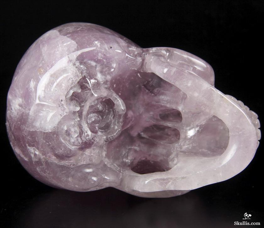 Gemstone Huge 5.1" amethyst Carved Crystal Skull, Super Realistic ...