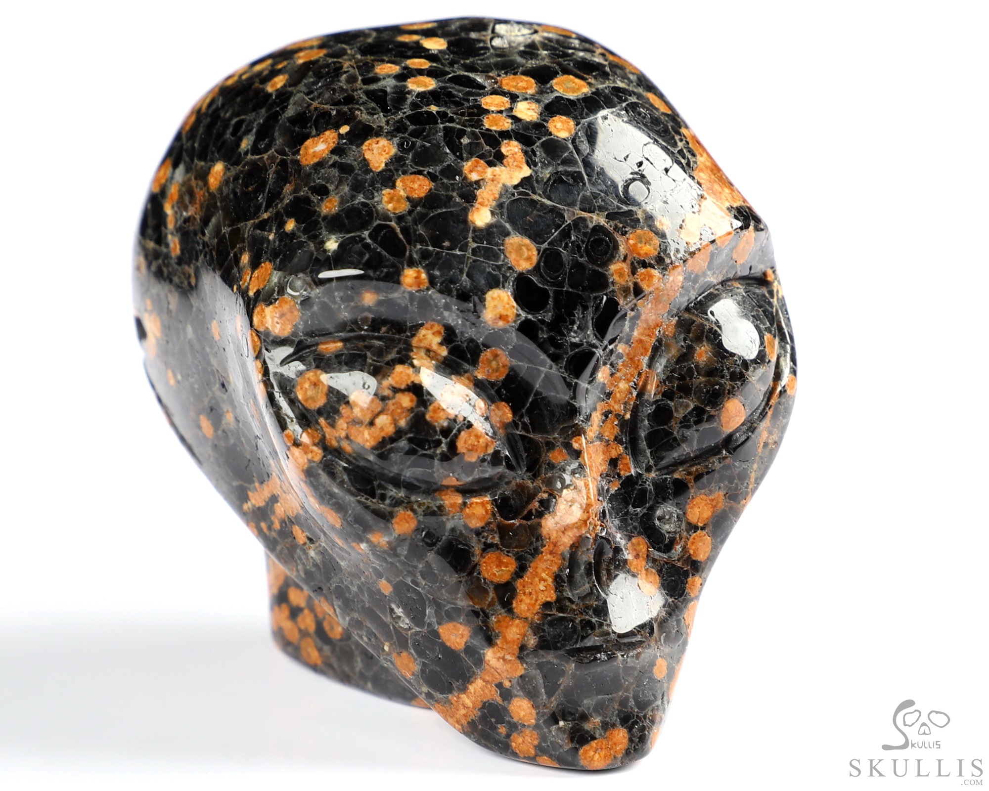 2.0" Brown Snowflake Crystal Skull Companion Star Being Female Alien ...