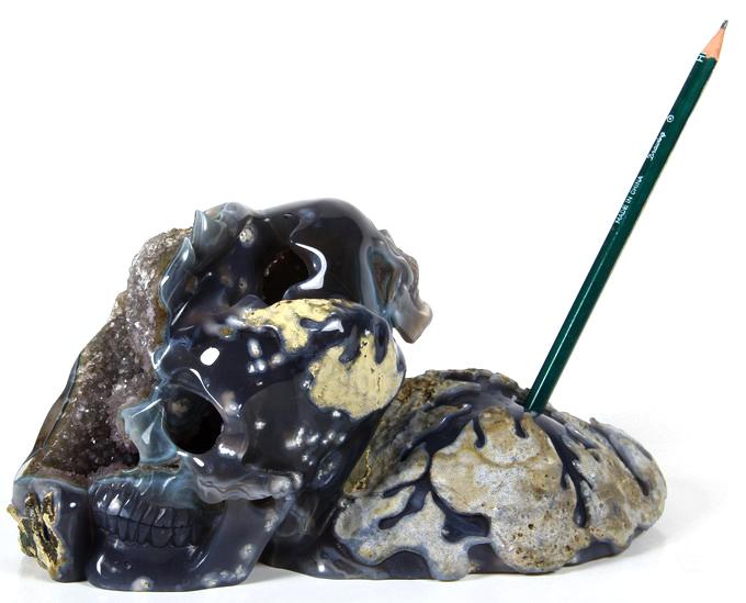 Sept 6, 2014 ACSAD (A Crystal Skull a Day) - Volcanic Inkwell - Agate ...