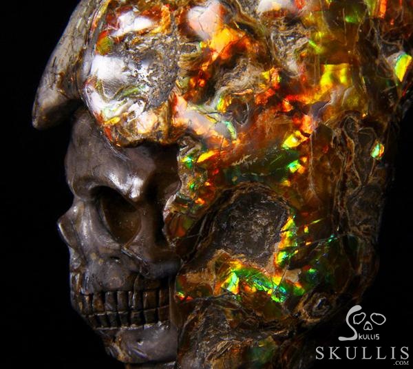 Jun 17, 2014 ACSAD (A Crystal Skull a Day) - Good Luck Skull - Ammolite ...