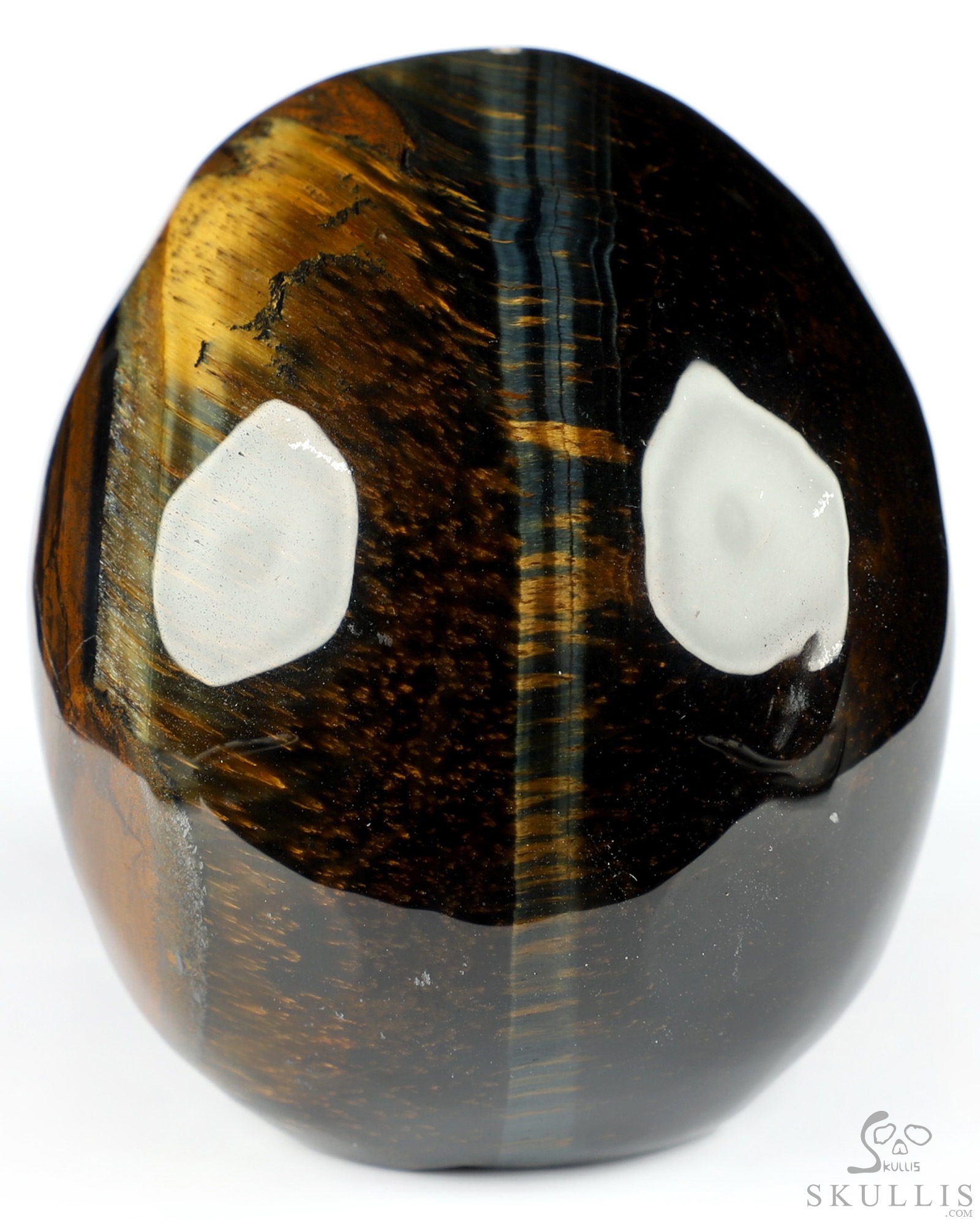 Russian Charoite Carved Crystal Skull, Realistic - Gemstone